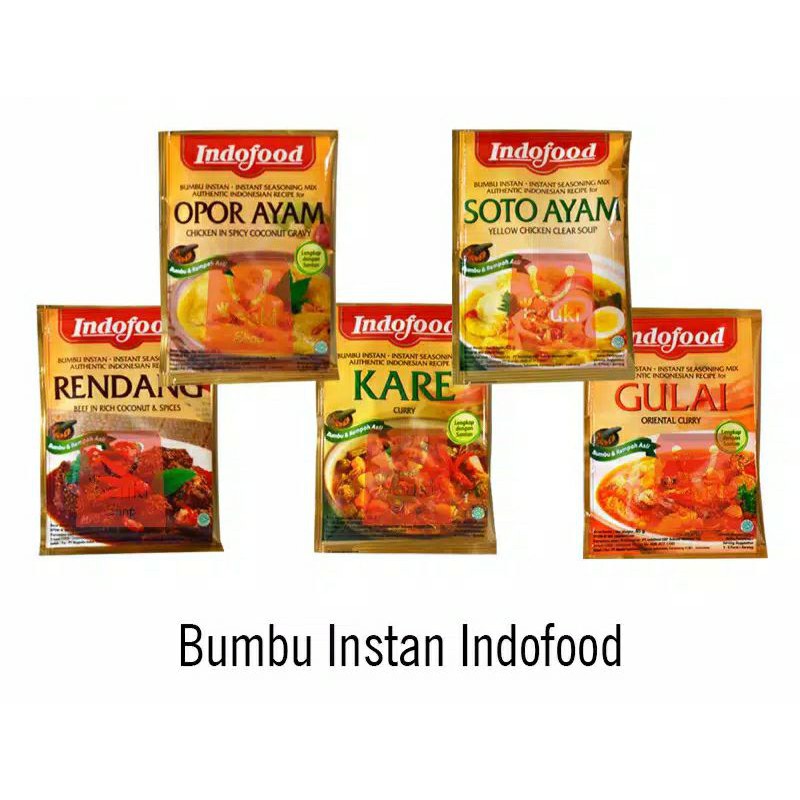 Jual BUMBU RACIK INSTANT INDOFOOD ALL VARIANT RASA | Shopee Indonesia