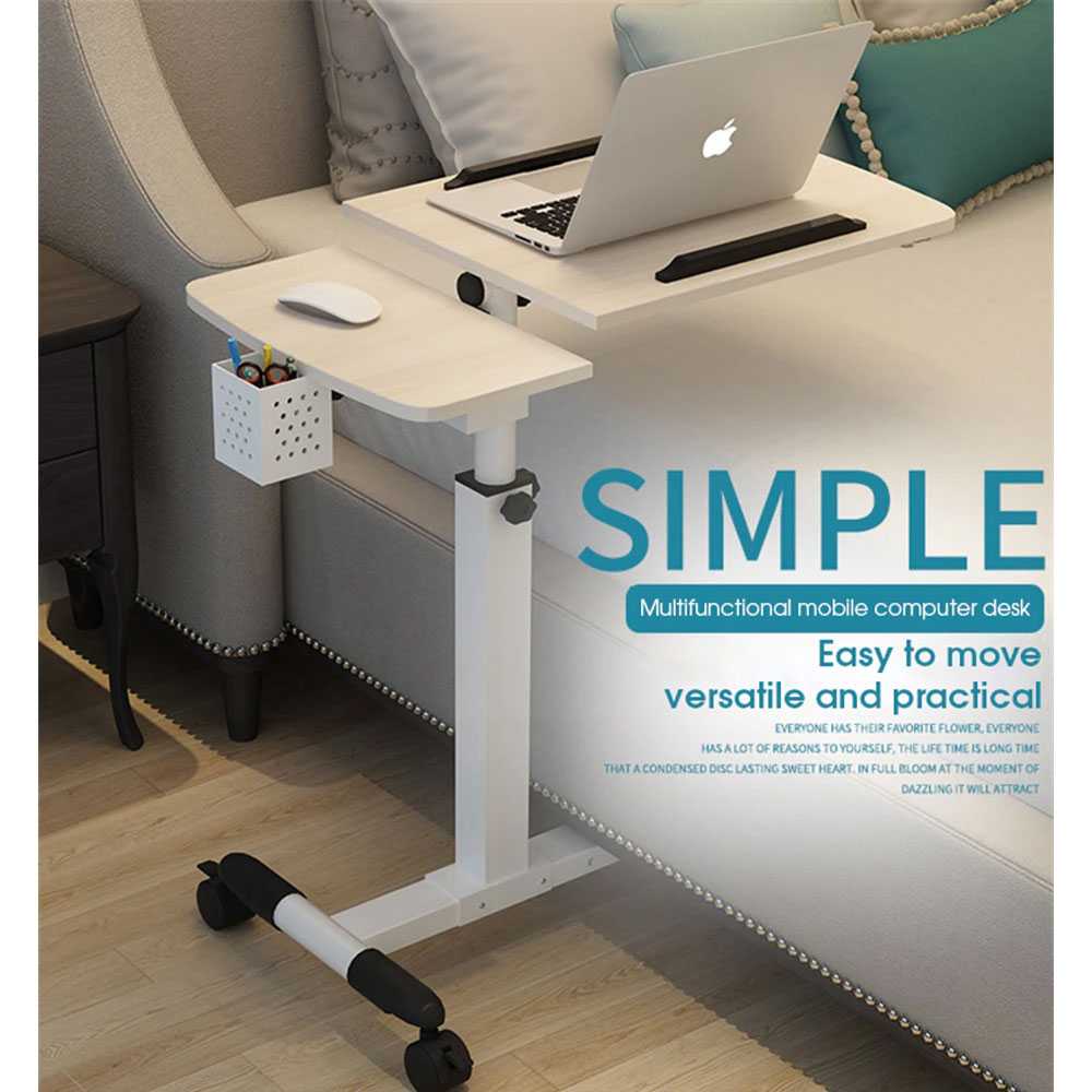 Jual Meja Laptop Lipat Rotate Standing Desk Telescopic for Bed - C02Y ...