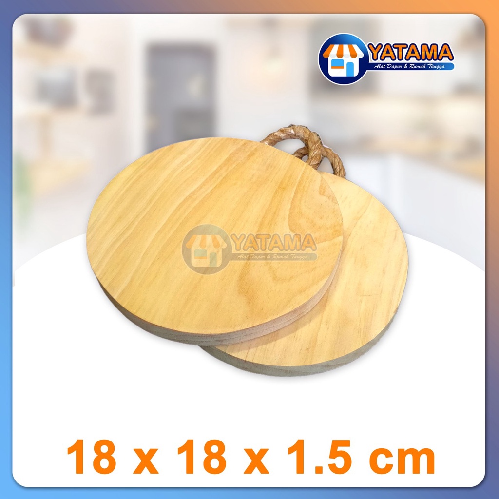 Jual TALENAN KAYU TEBAL TAMBANG BULAT TELENAN DAPUR KECIL SEDANG ...