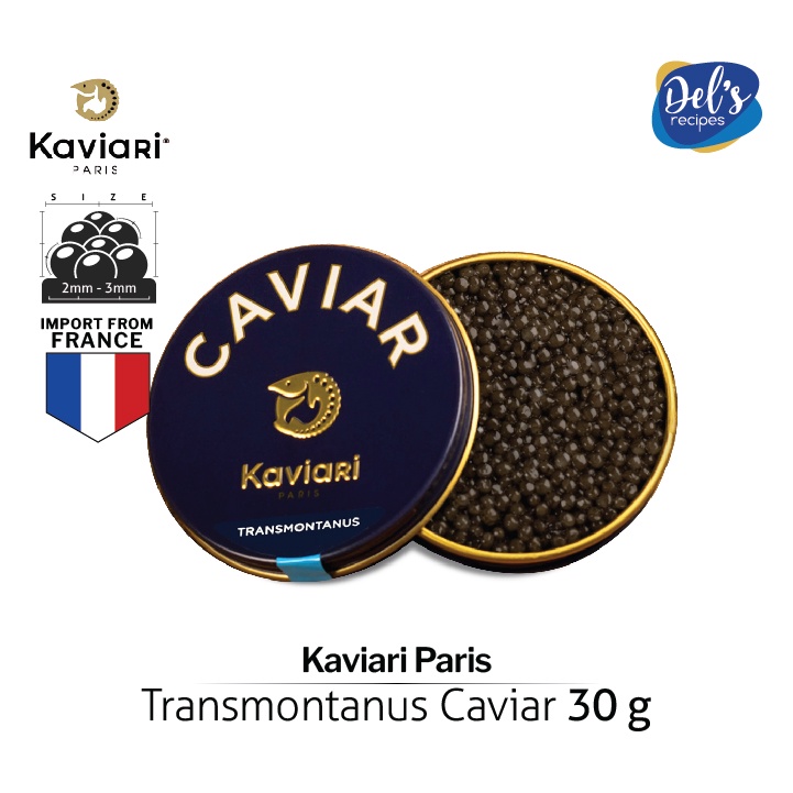 Jual Transmontanus Caviar 30gr - Kaviari Paris | Shopee Indonesia