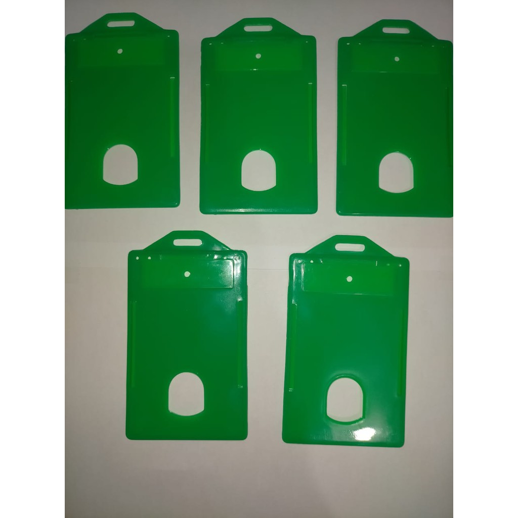 Jual Tempat Casing ID Card/Frame ID Card /Name Tag ID Card - HIJAU ...