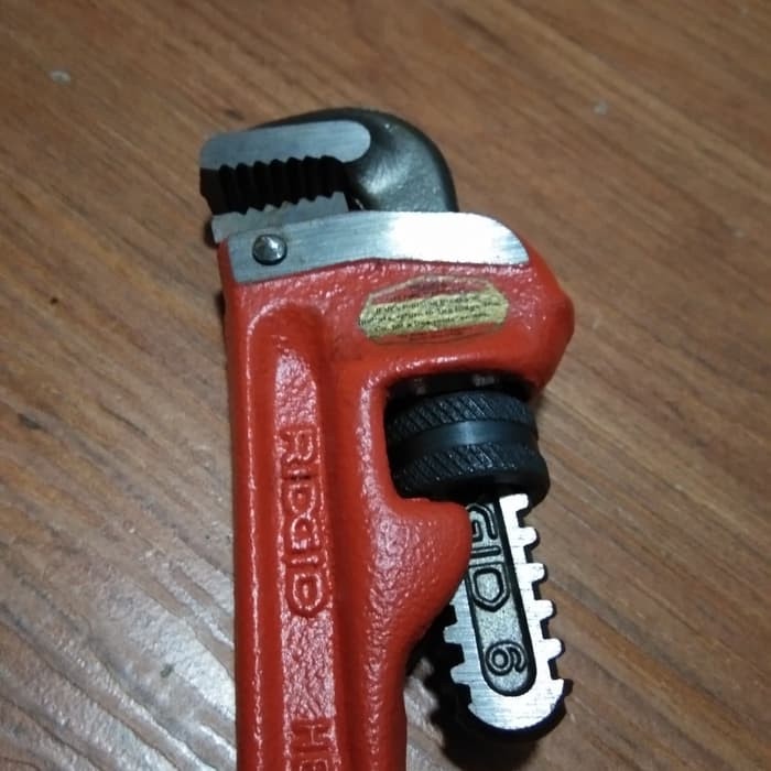 Jual TST | Kunci Pipa RIDGID Pipe Wrench 6" Steel Handle - Kunci Pipa ...