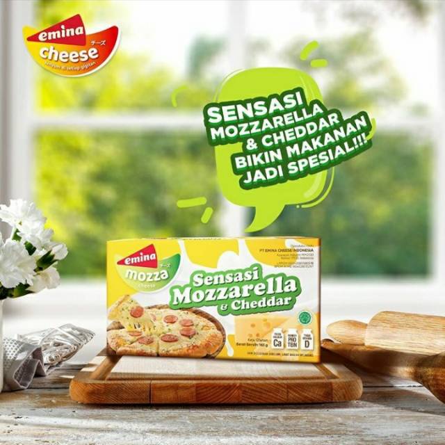 Jual EMINA BLOCK CHEESE MOZZA BOX 160g | Shopee Indonesia