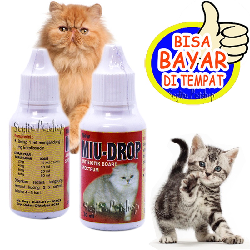 Jual Antibiotik Kucing & Kitten Miu Drops | Shopee Indonesia