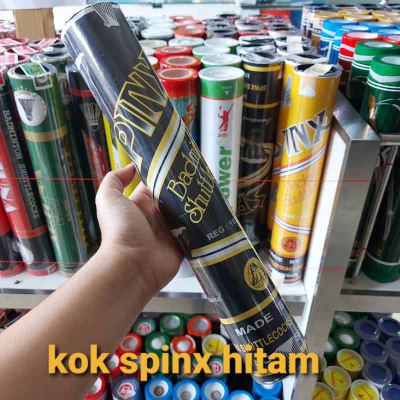 Jual Kok spinx hitam ( kok spin 77,5 ) | Shopee Indonesia