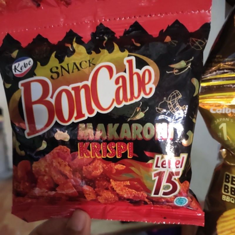 Jual kobe snack bon cabe makaroni krispi snack bon cabe level 15 ...
