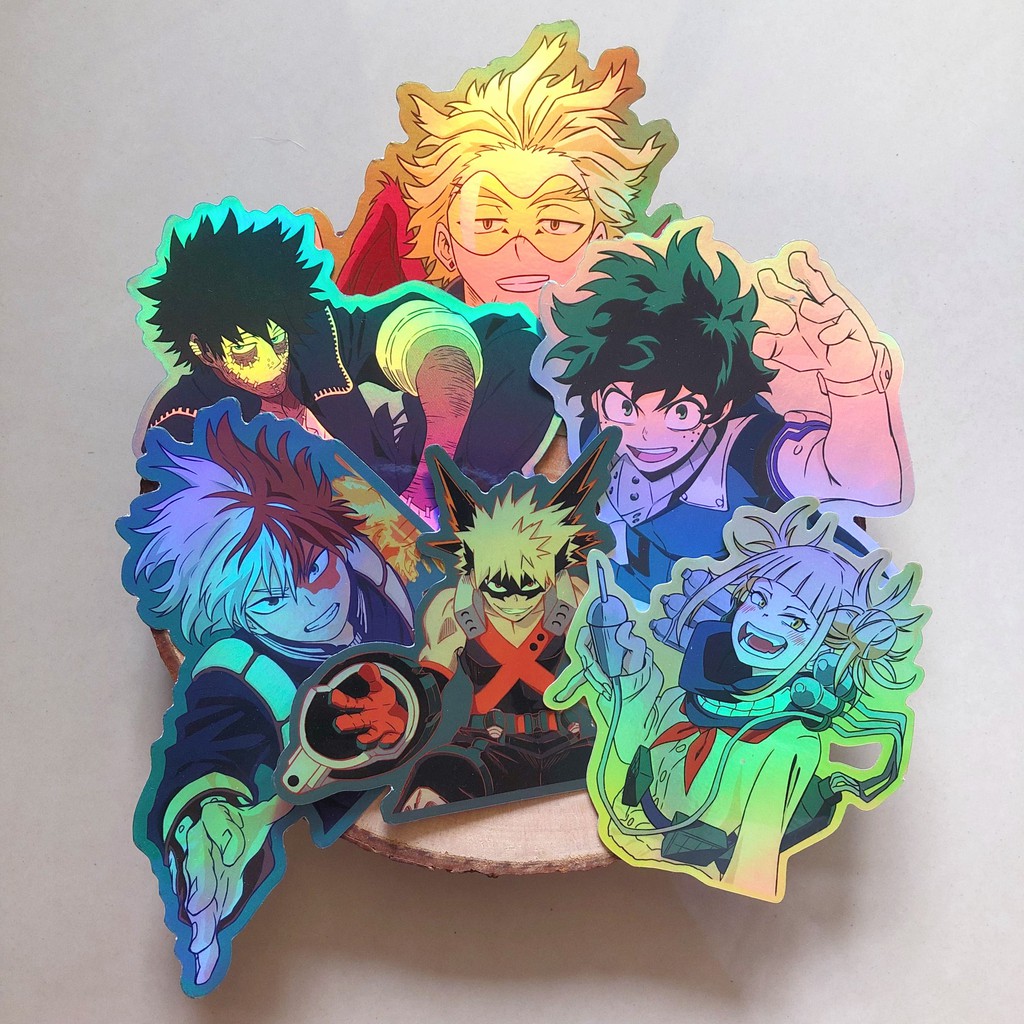 Jual My Hero Academia / BNHA / MHA / Boku no Hero Hologram Sticker Set ...