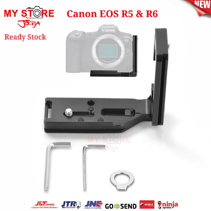 Jual Quick Release Vertical L Plate Camera Canon EOS R5 R6 QR L-Plate ...