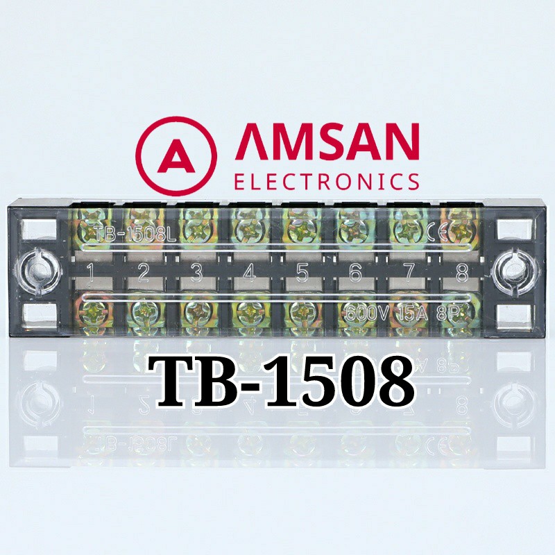Jual Terminal Block TB 1506 1508 1510 blok 15A 6P 8P 10P 6 8 10 Pole | Shopee Indonesia