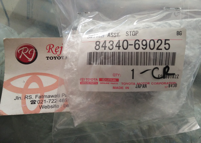 Jual Switch Rem New Camry Yaris Vios Alphard Previa Estima Rav4 ...