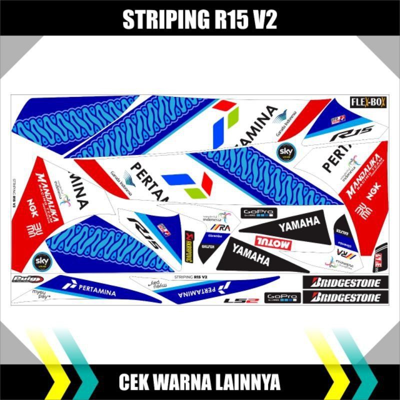 Jual STRIPING R15 V1 V2 DECAL R15 LAMA STICKER YAMAHA R15 V1 R15 V2 ...