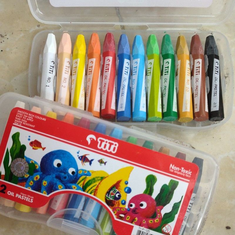 Jual oil_Pastel_TITI(12 Colours) | Shopee Indonesia