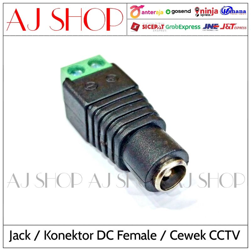 Jual JACK CCTV DC FEMALE KONEKTOR DC FEMALE CCTV JACK DC CEWEK | Shopee ...