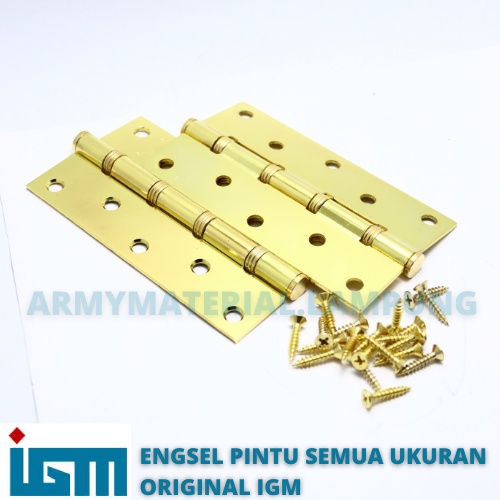 Jual JUAL ENGSEL PINTU (IE-005) UKURAN 5inc IGM ORIGINAL / ENGSEL 4inc ...