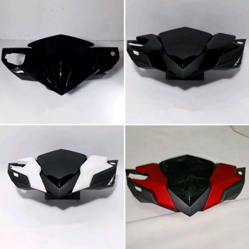 Jual Front Handle Handel Cover Lampu Vario 125 LED 150 old lama Hitam ...