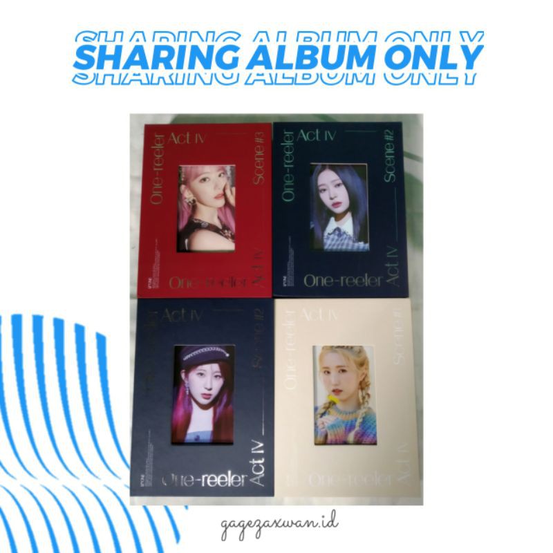 Jual ALBUM ONLY IZONE IZ*ONE ONE REELER ACT IV MINI ALBUM VOL.4 | Shopee Indonesia