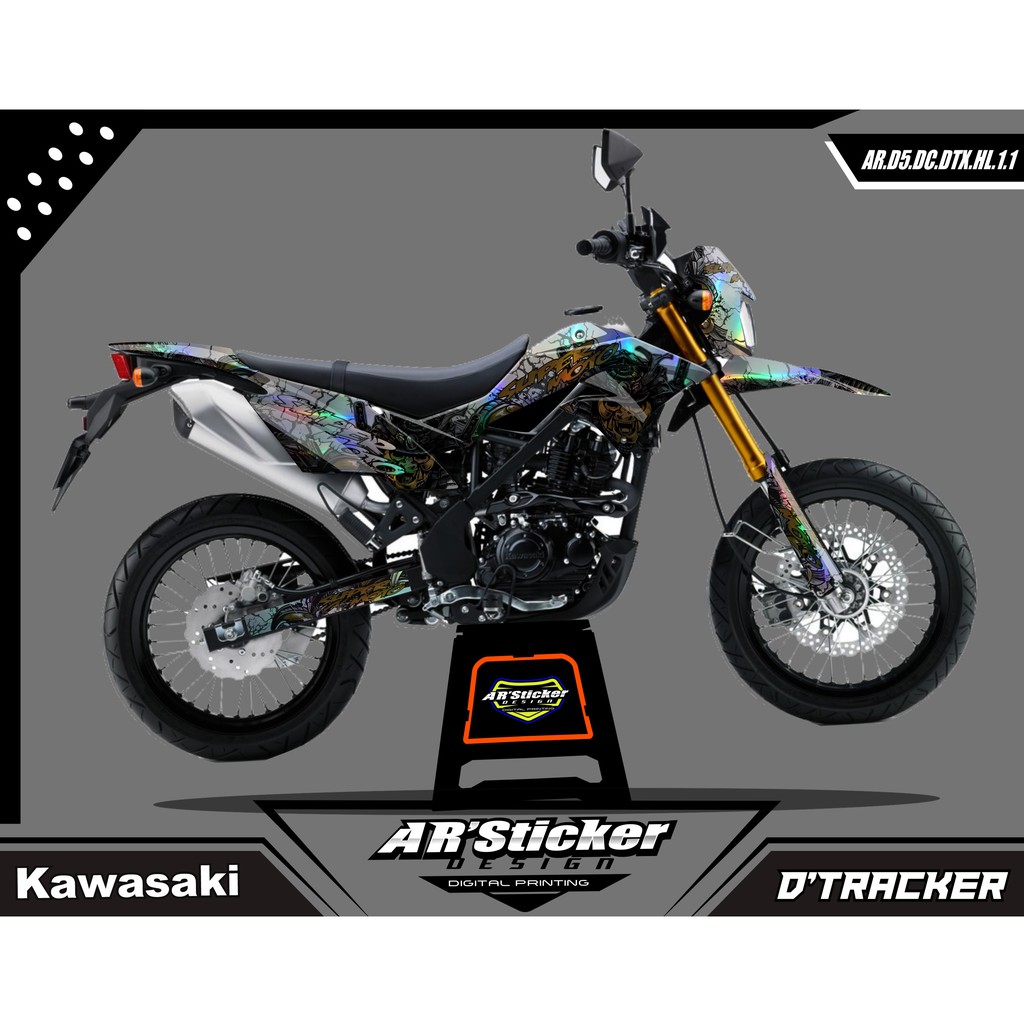 Jual Decal Kawasaki D-tracker Full Body, Stiker Dekal Hologram Dtracker ...