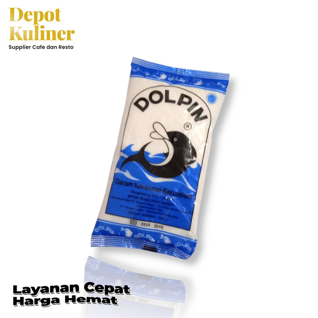 Jual DepotMart - Garam Dolpin Dolphin 250 gr | Shopee Indonesia