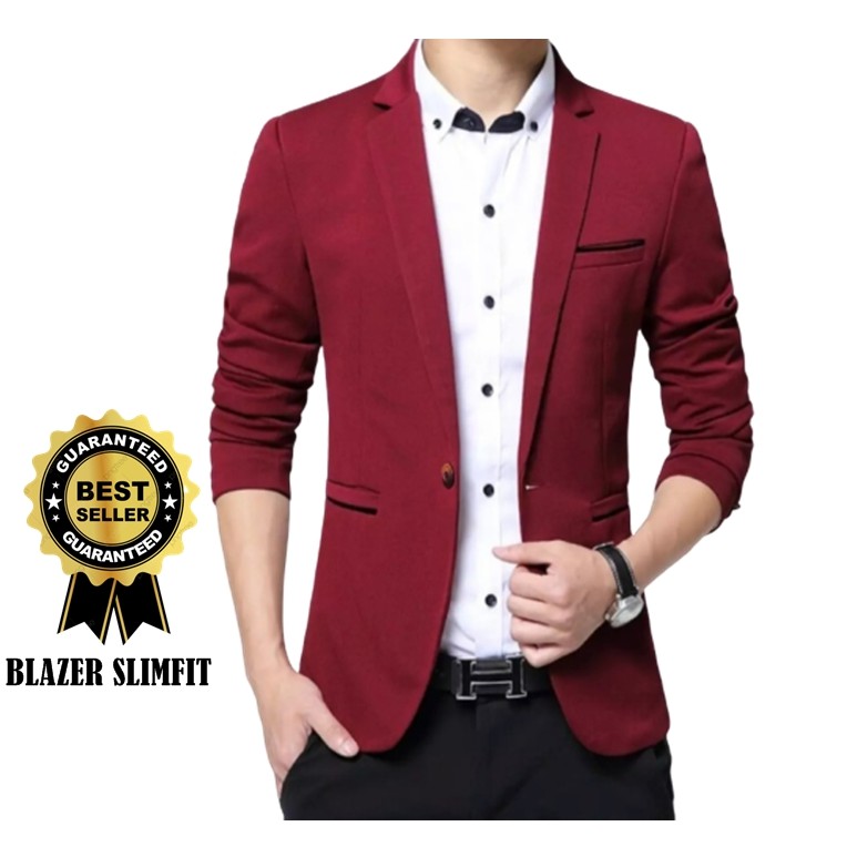 Jual TERLARIS ! JAS BLAZER PRIA FORMAL TERBARU ORIGINAL ARB MODEL SLIMFIT | Shopee Indonesia