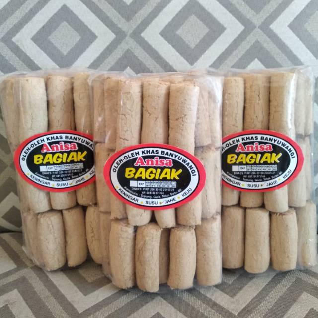 Jual Makanan ringan bagiak tidur oleh-oleh khas Banyuwangi | Shopee ...