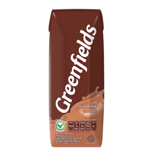 Jual Greenfields Uht Milk Choco Malt 250Ml | Shopee Indonesia