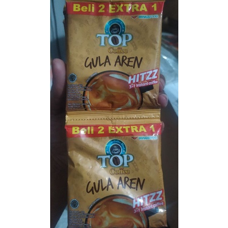 Jual Top Coffee Gula Aren Renteng Isi 15 Sachet x 22g | Shopee Indonesia