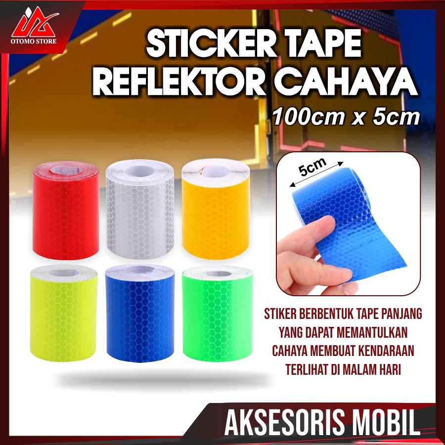 Jual STIKER NYALA Stiker Reflektor Pemantul Cahaya Stiker Mobil Box ...