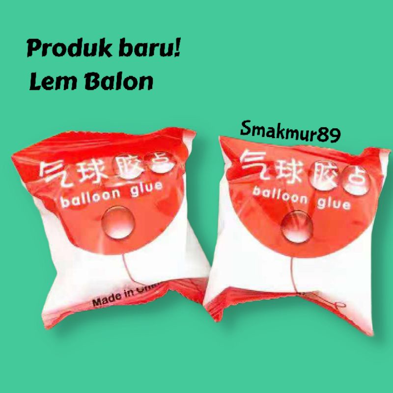 Jual LEM BALON / PEREKAT BALON / GLUE BALON 1 BUNGKUS ISI 100 DOTS ...