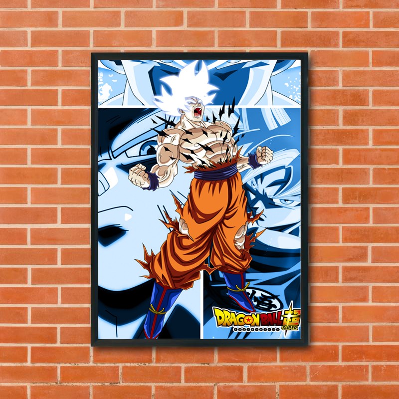 Jual POSTER ANIME - Dragon Ball Super Goku Ultra Instinct UI | Shopee ...
