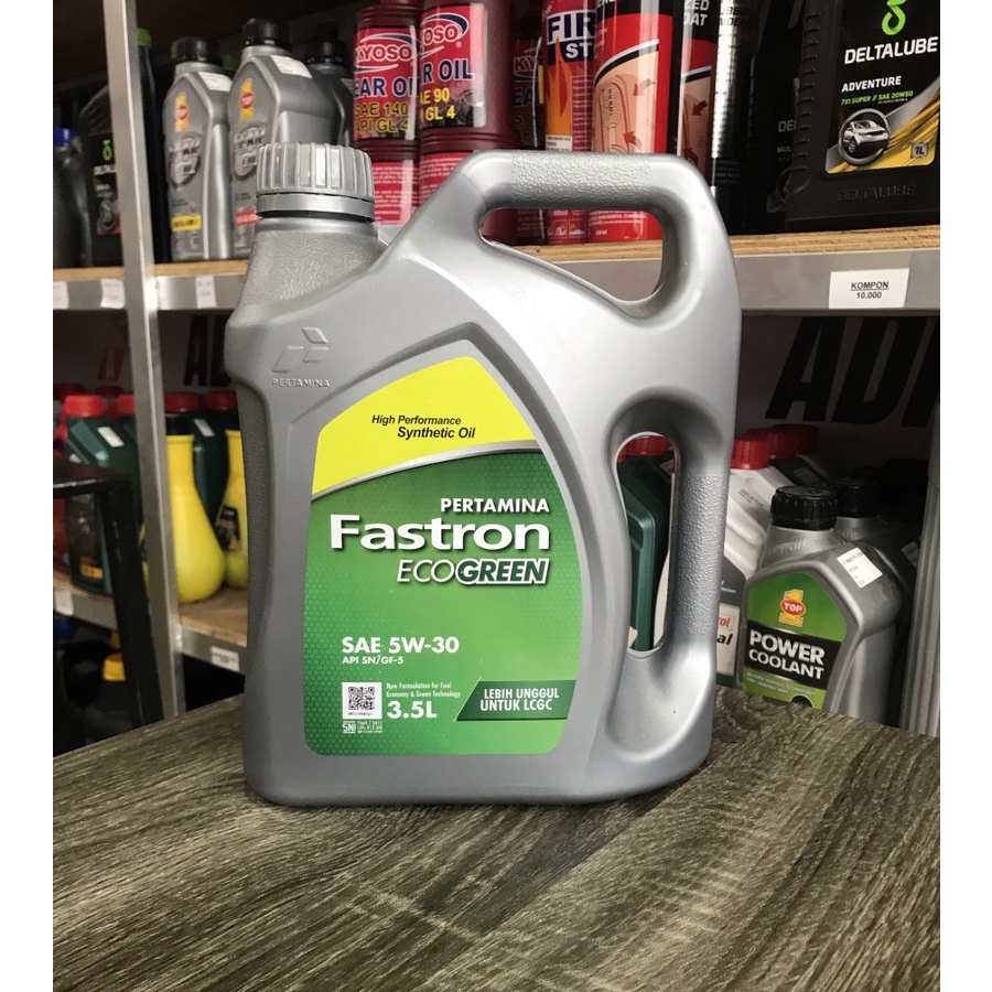 Jual Oli Pertamina Fastron Eco Green 5W-30 3,5 Liter | Shopee Indonesia