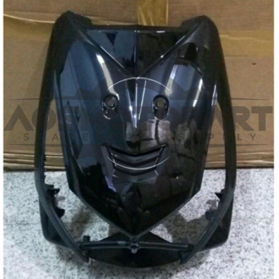 Jual Cover tameng body lampu depan beat lama karbu hitam - tameng ...