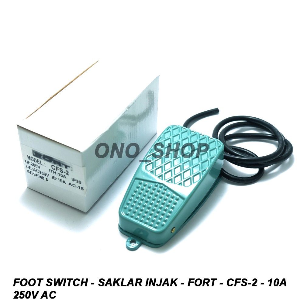 Jual Foot Switch - Saklar Injak - FORT - CFS-2 - 10A 250V AC | Shopee ...