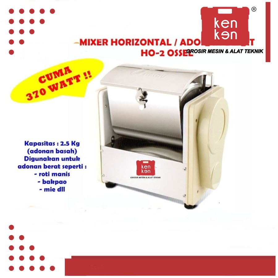 Jual Mixer Adonan Horizontal Ossel Mixer Horizontal Mixer Roti ...