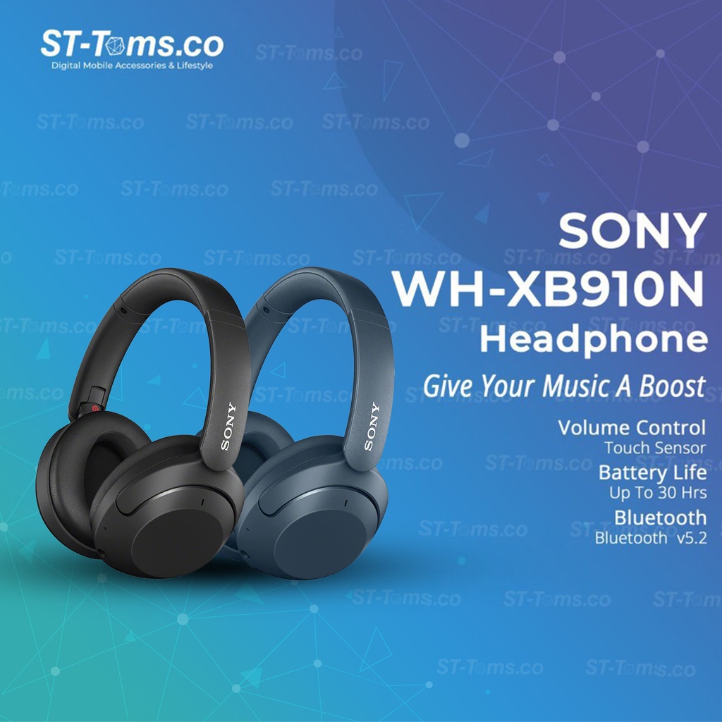 Jual Sony WH-XB910N / WH-XB 910N / WH-XB910 N Extra Bass Wireless ...