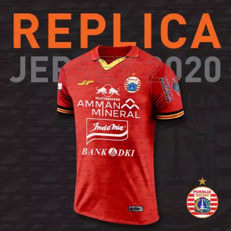 Jual Jersey Persija Home Replica ORIGINAL 2020 (Apparel Juara) | Shopee ...