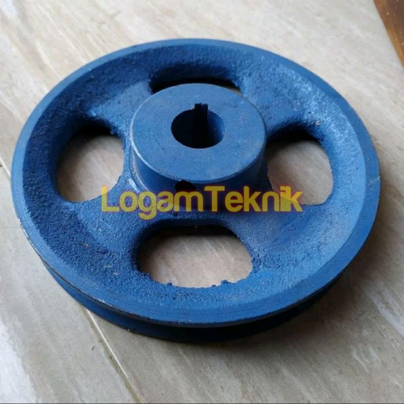 Jual Puli pulley 6 inch as 19 20 22 24 25 28 mm JALUR A1 / B1 (bisa ...