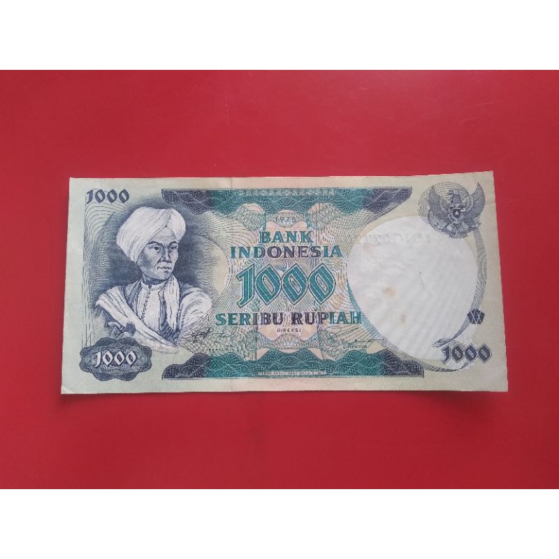 Jual Uang Kertas Kuno 1000 Rupiah Seri Pangeran DIPONEGORO | Shopee Indonesia