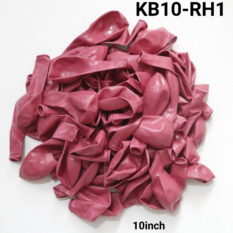 Jual KB10-RH1 Balon latex 10 inch doff retro vintage shocking pink ...