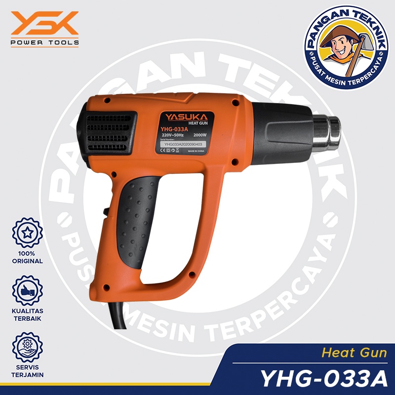 Jual MESIN PEMANAS HEAT GUN YASUKA YHG 033A | Shopee Indonesia