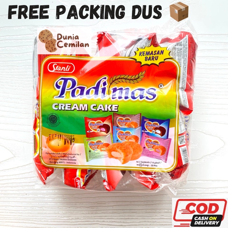 Jual [TERMURAH!] Padimas Cream Cake (10pcsX10gr) - Bolu jadul krim ...