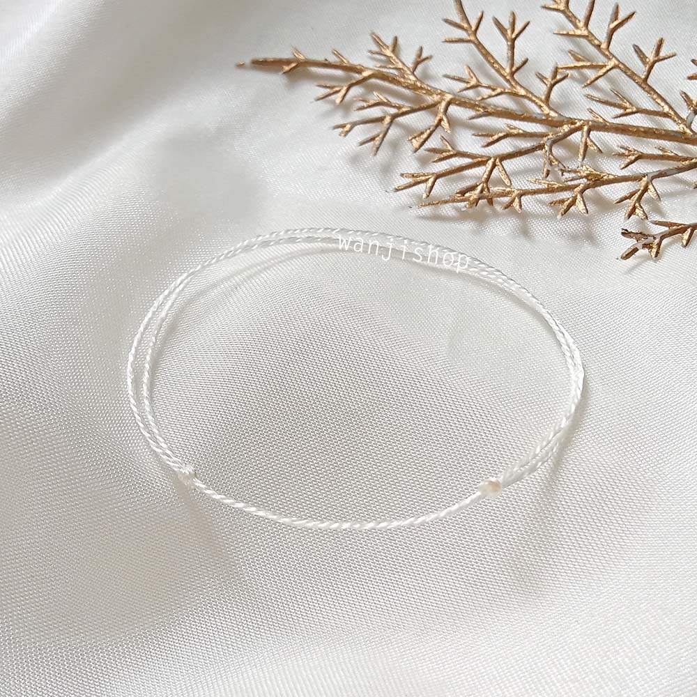 Jual GP-08 GELANG BENANG KILAP Gelang Super Simple Cute Simple Knot ...