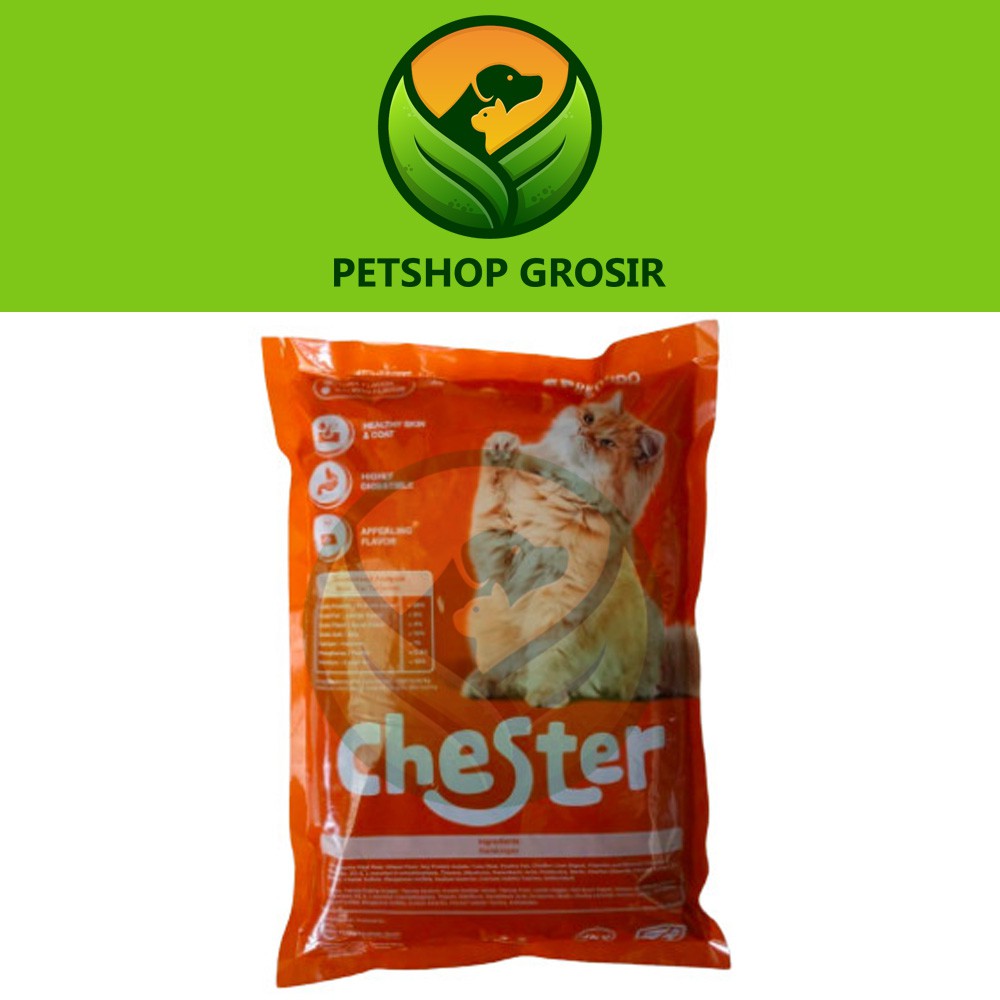 Jual Makanan Kucing Premium Chester Tuna Flavour 800gr | Shopee Indonesia