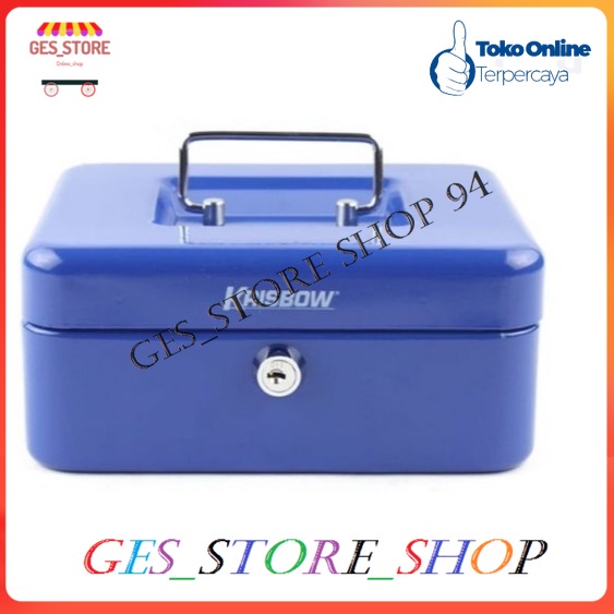 Jual Krisbow Cash Box 20x16x9 Cm kotak Tempat penyimpanan uang | Shopee ...