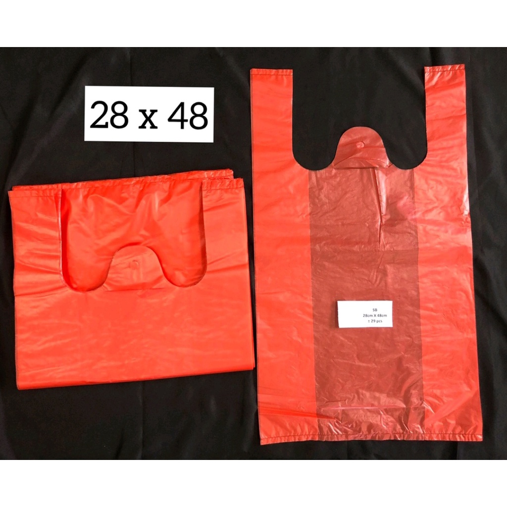 Jual Kantong Sampah / Kantong Plastik Merah / Kantong Kresek Merah ...