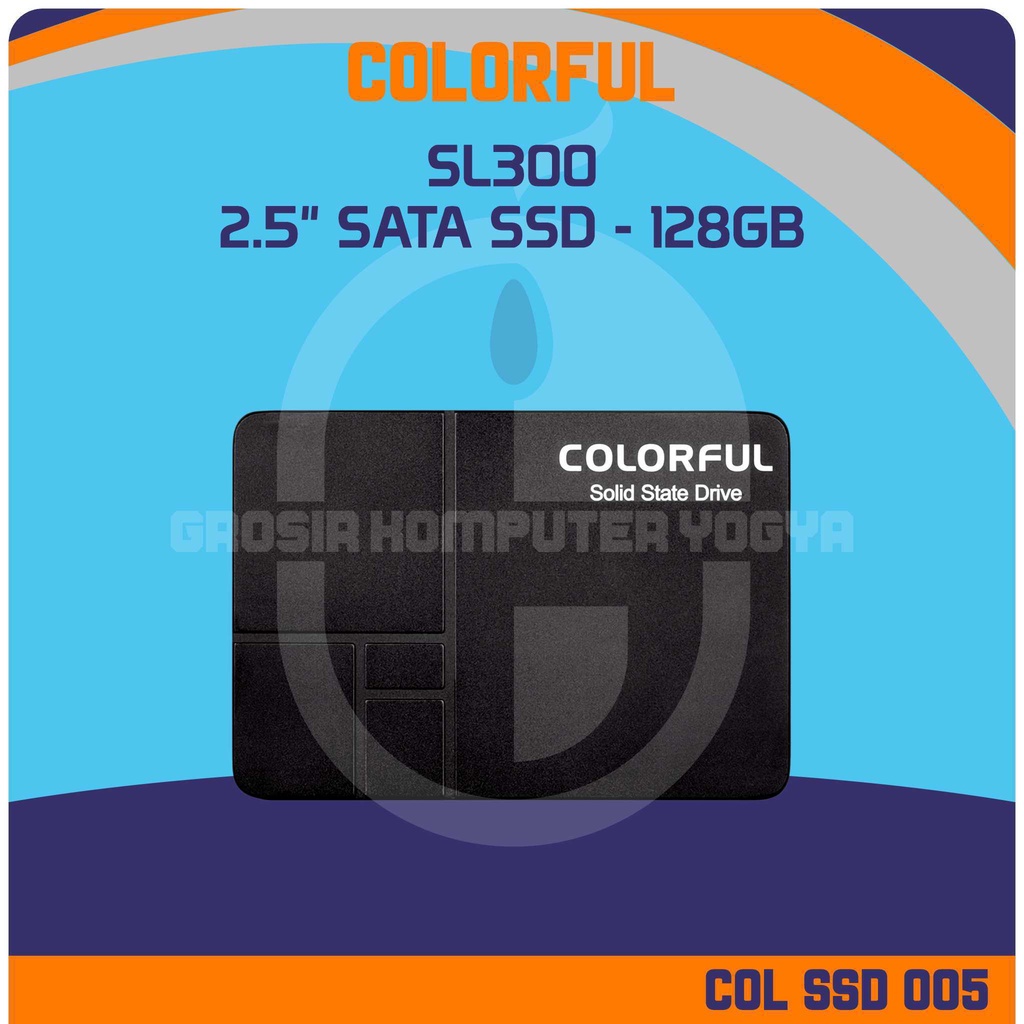 Jual Colorful SL300 128GB 3D NAND Up To 500MBps SATA III 6Gb/s 2.5" SSD ...