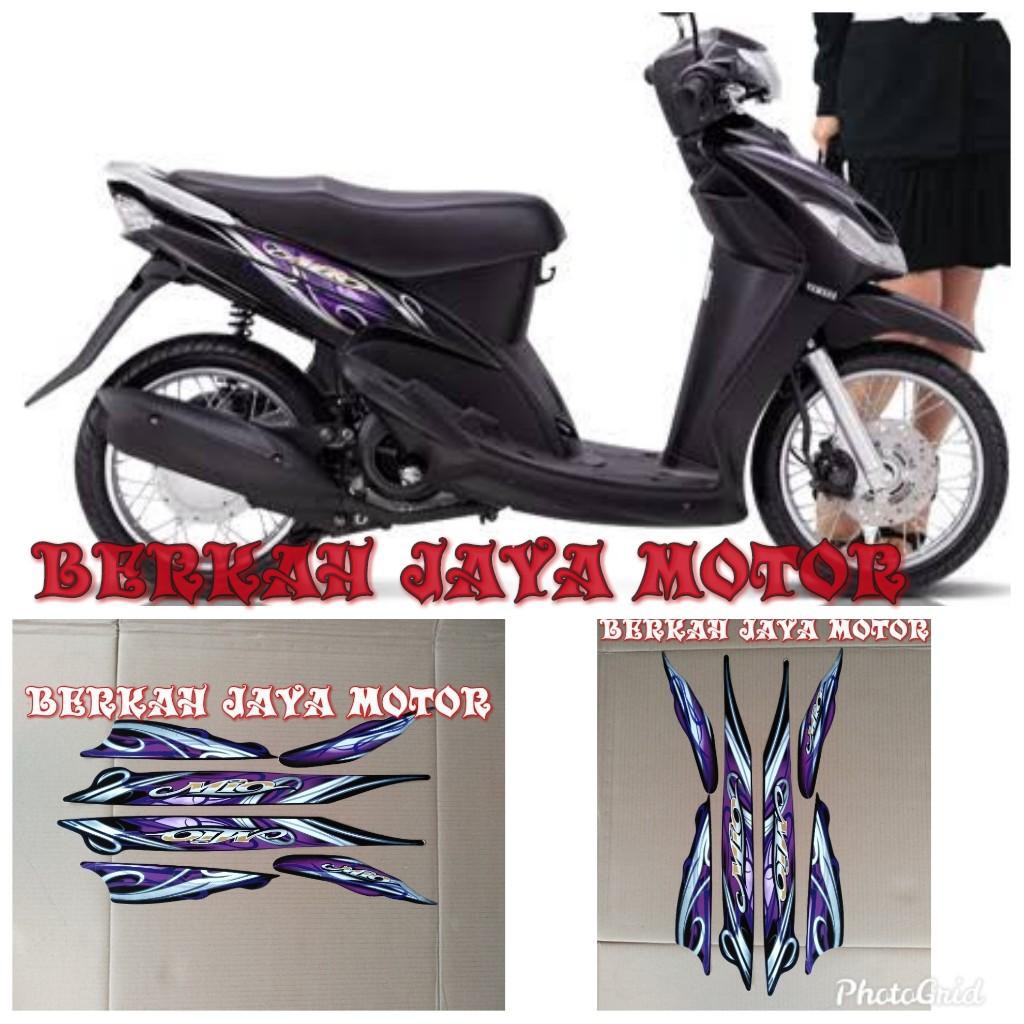 Jual STIKER BODY STRIPING MIO SPORTY 2011 BODY FULL HITAM | Shopee ...
