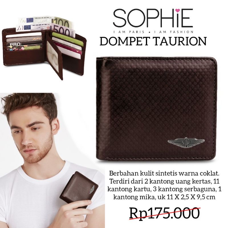 Jual DOMPET TAURION SOPHIE MARTIN PARIS PROMO PRIA COWOK MAN WALLET ...