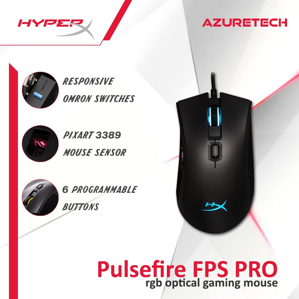 Jual HyperX Pulsefire FPS Pro Gaming Mouse Garansi Resmi | Shopee Indonesia