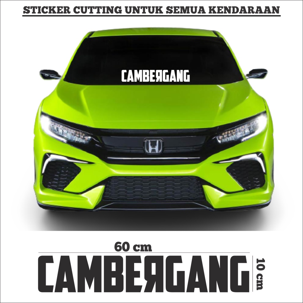 Jual sticker mobil kaca depan cambergang | Shopee Indonesia