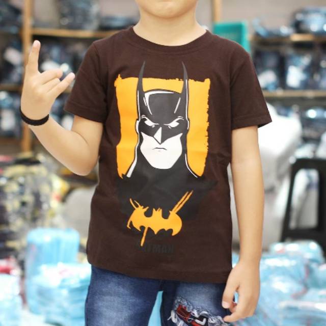 Jual Batman Coklatkaos Anak / Kaos Anak Super Hero / Baju Anak / Kaos ... Jual Batman Coklatkaos Anak / Kaos Anak Super Hero / Baju Anak / Kaos ...